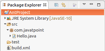 apache ant hello world例子 - Apache Ant教程 - srcmini